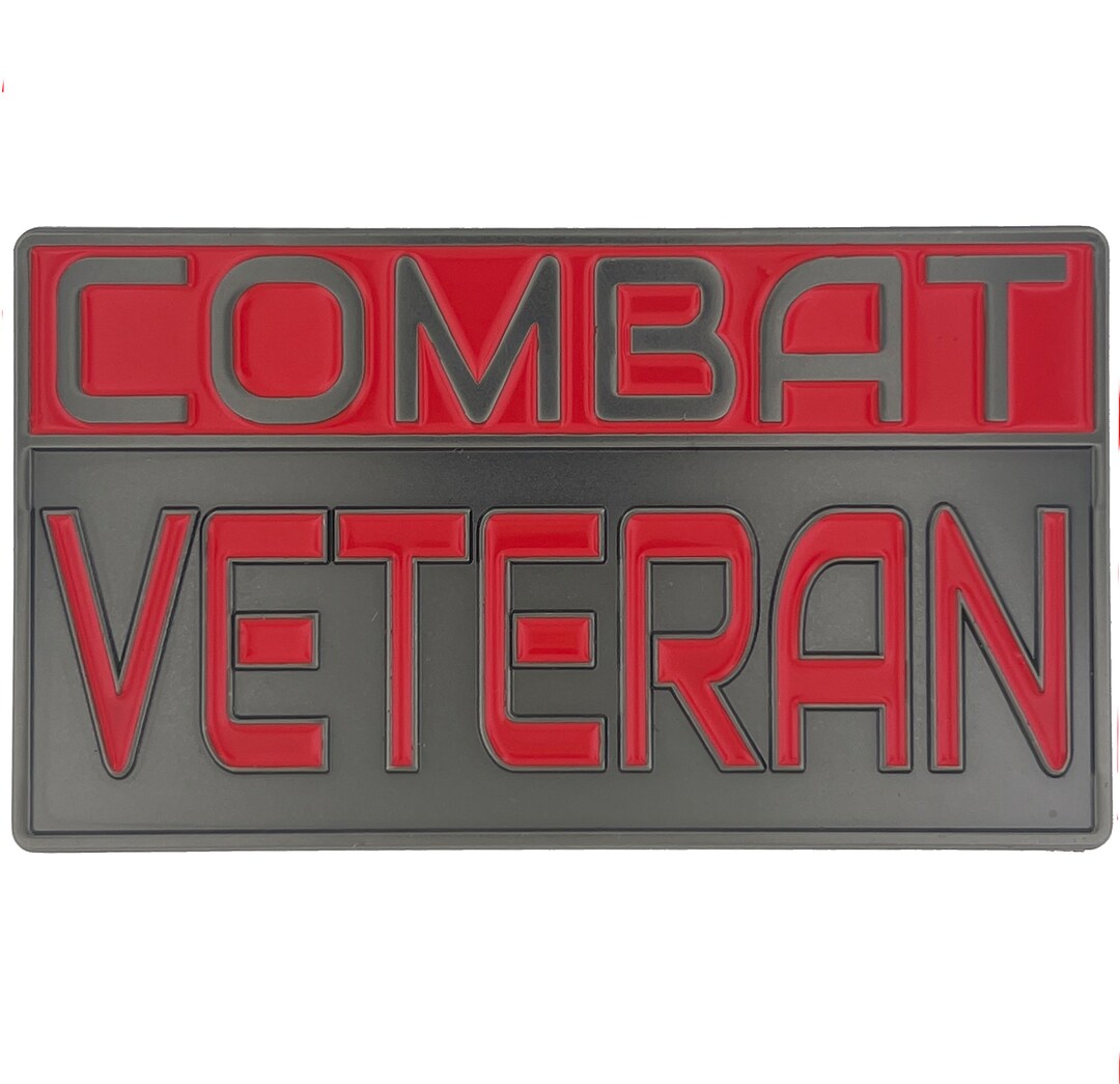 Combat Veteran Car Emblem - Etsy