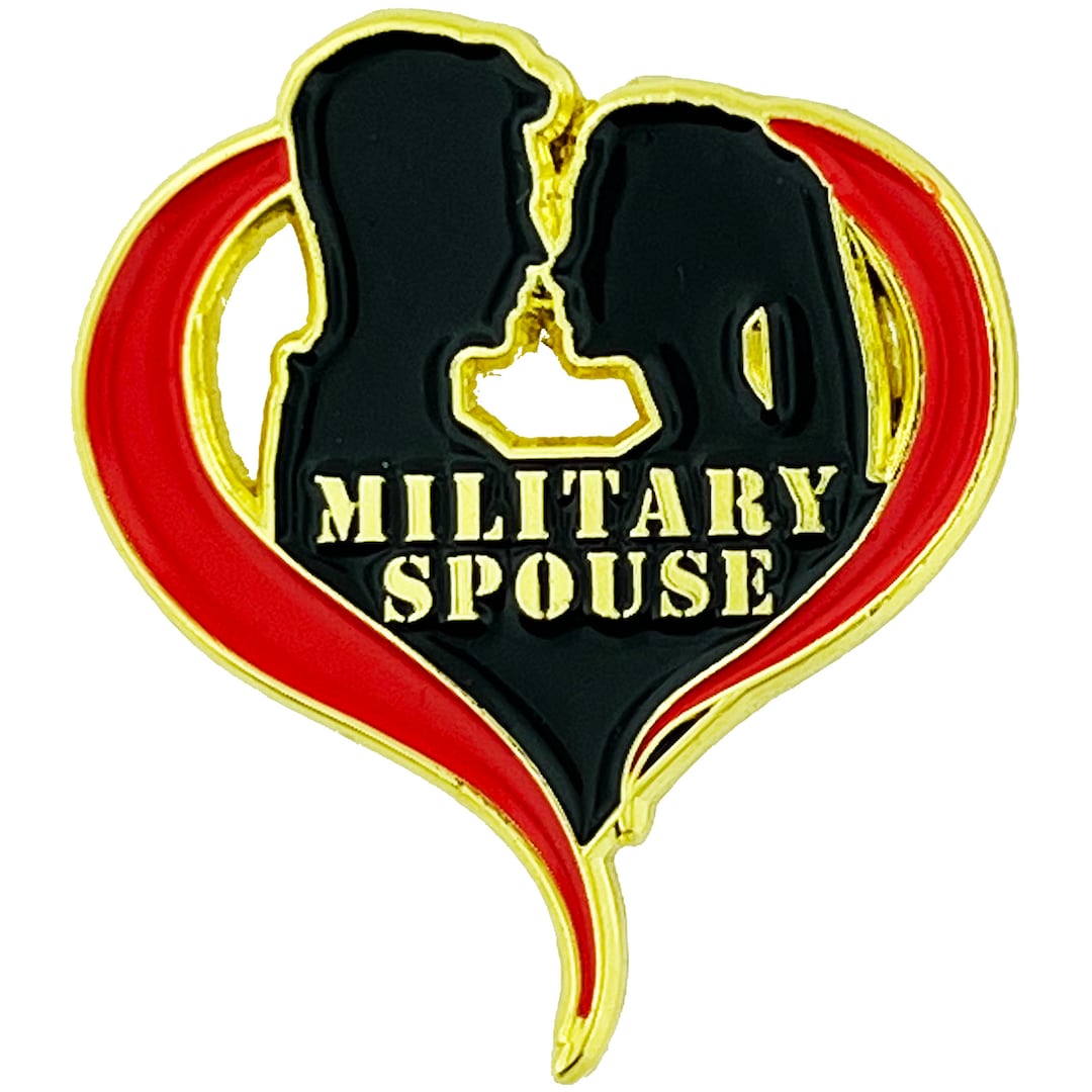 Military Spouse Lapel Pin - Etsy