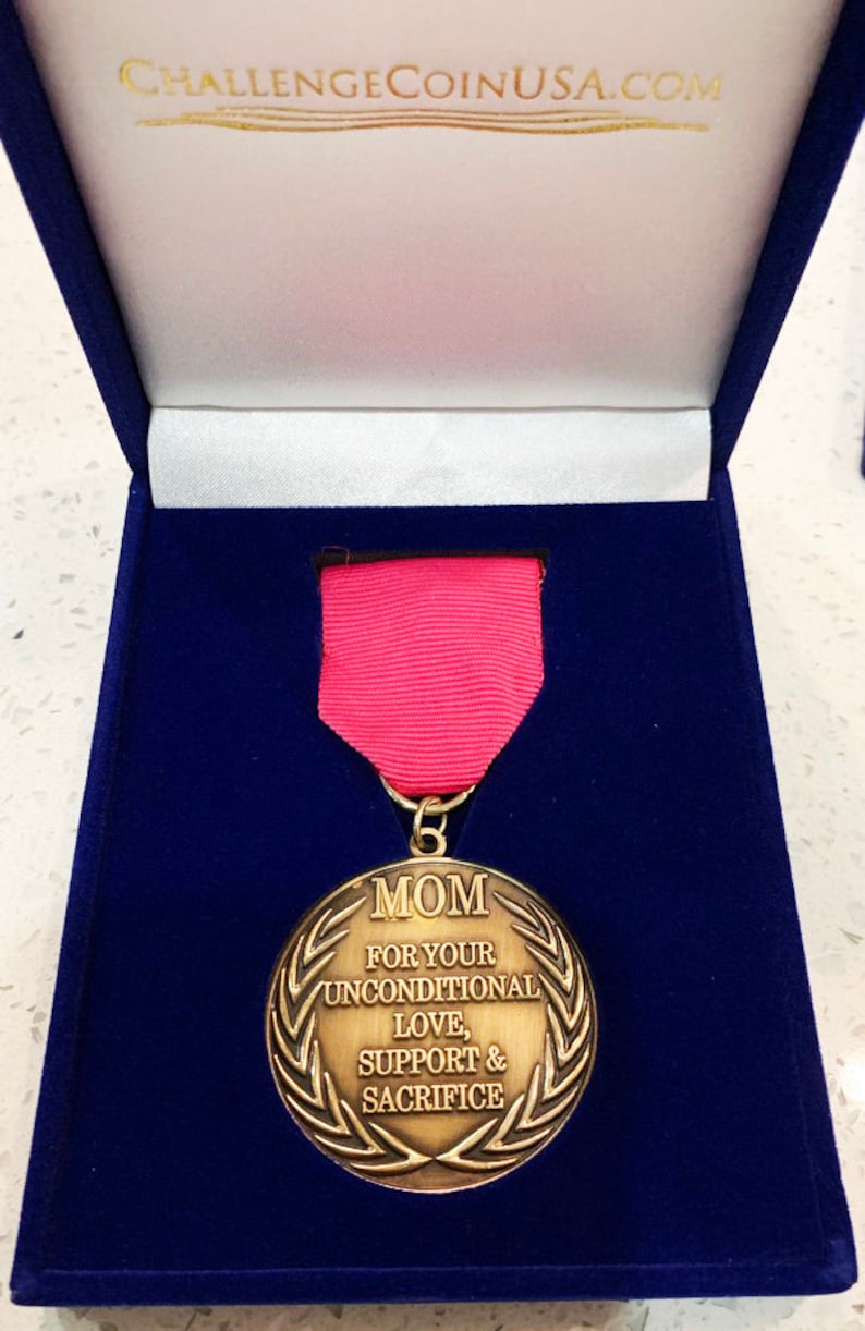 Mom Medal With Presentation Case | Etsy