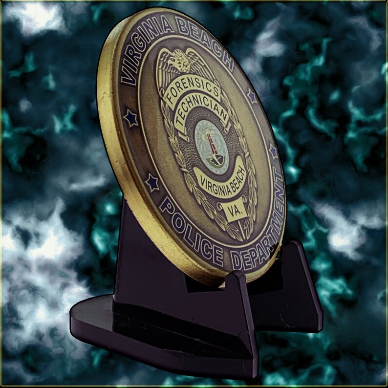 Virginia Beach Police Forensic Challenge Coin - Etsy