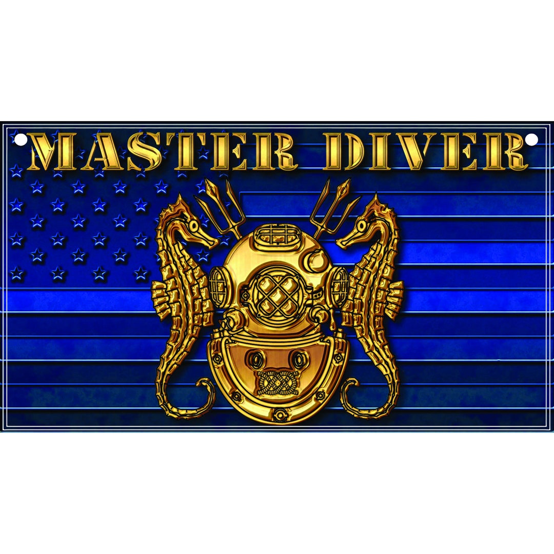 3 X 5 Master Diver Flag - Etsy