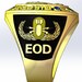 EOD 18K Gold Plated Ring - Etsy