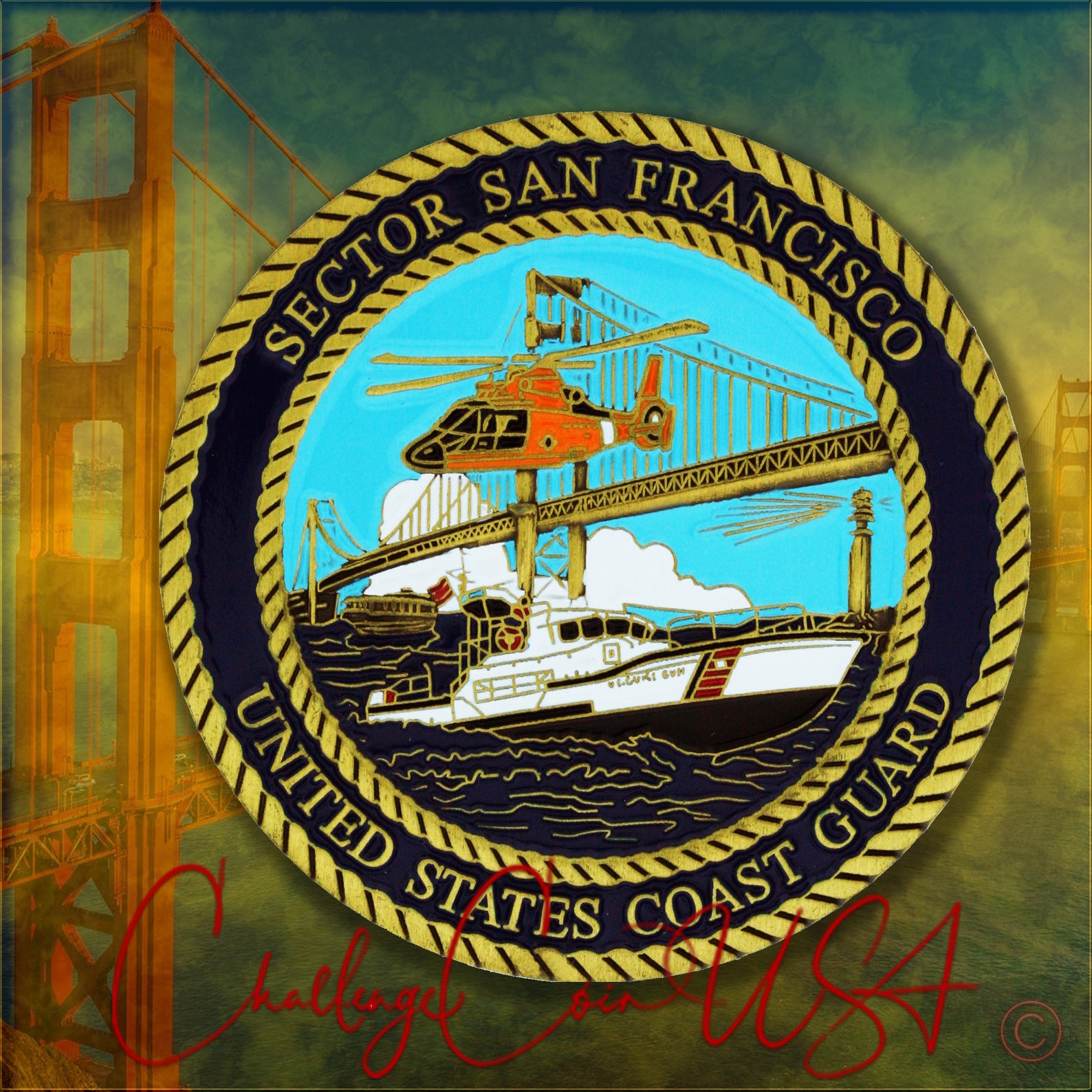 U.S. Coast Guard Sector San Franisco | Etsy