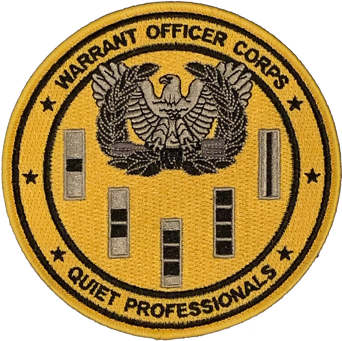 Warrant Officer 5 Inch Yellow & Black Patch With VELCRO® Brand - Etsy