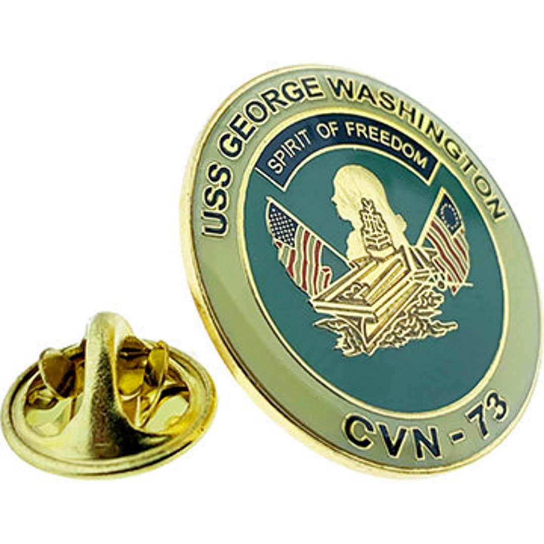 USS George Washington CVN-73, 1 Inch Lapel Pin - Etsy