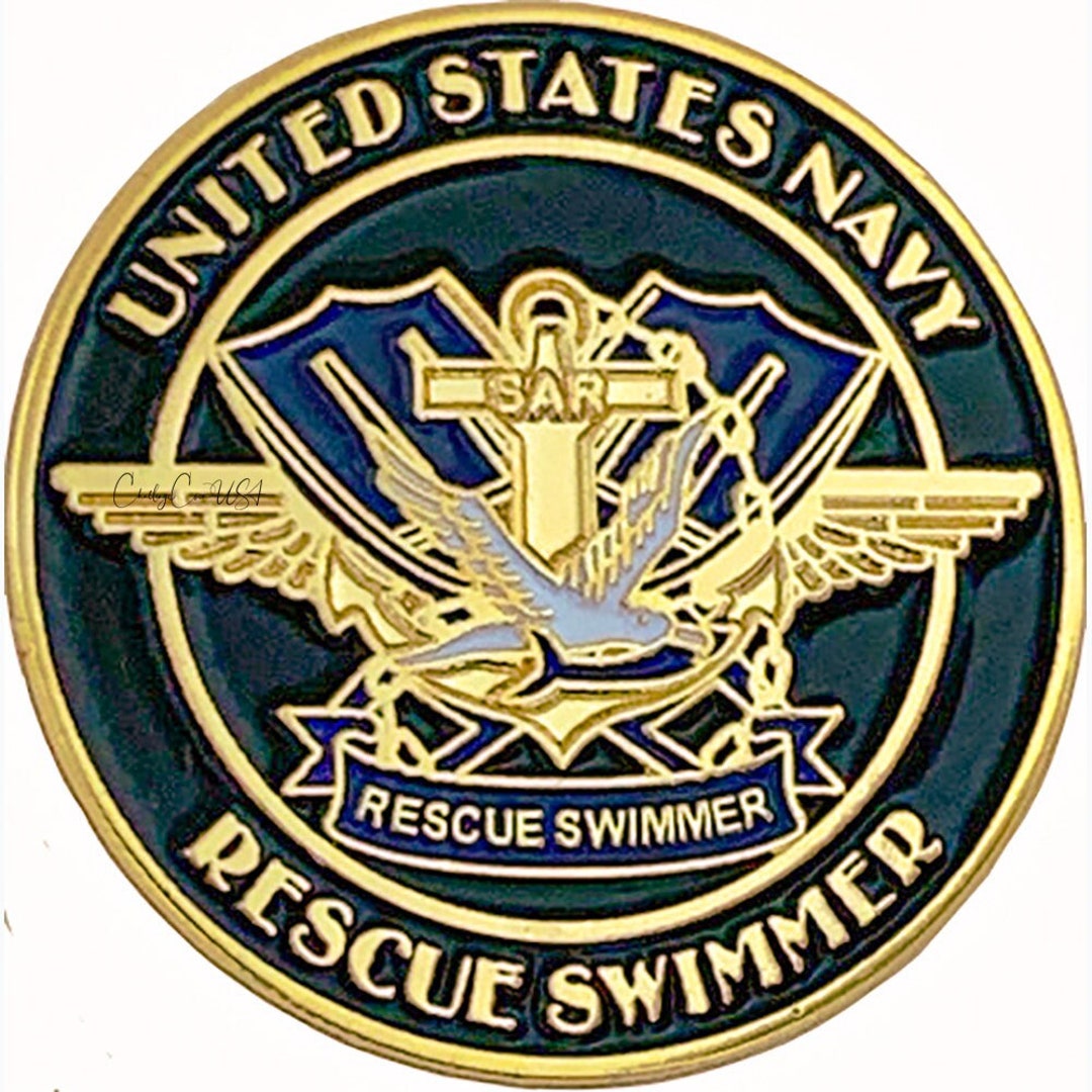 Rescue Swimmer, 1 Inch Lapel Pin - Etsy