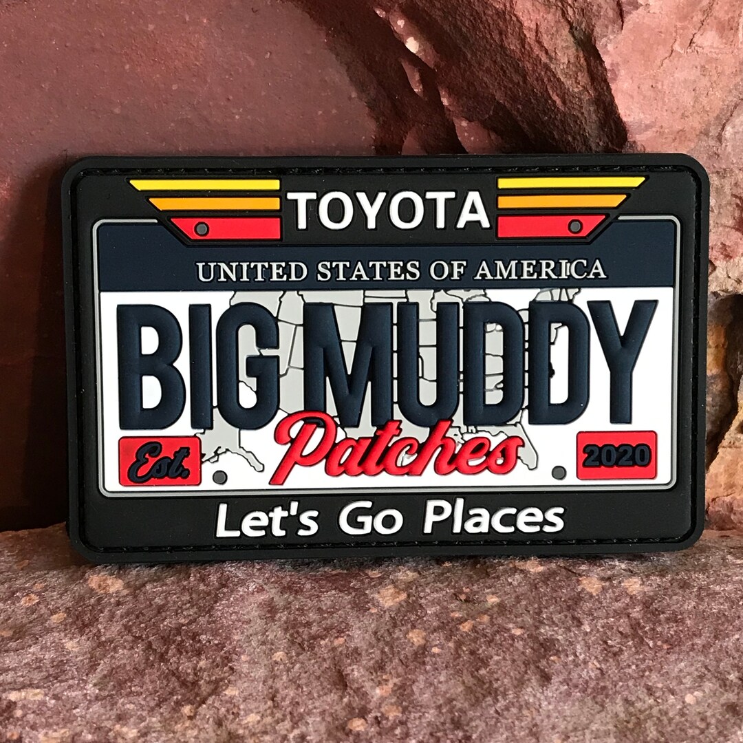 Big Muddy Collectible Toyota State License Plate 3D PVC - Etsy