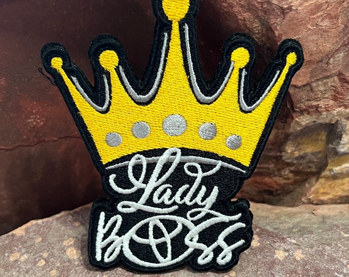 Lady Boss Toyota Patch Embroidered Morale Headliner Accessory for Women ...