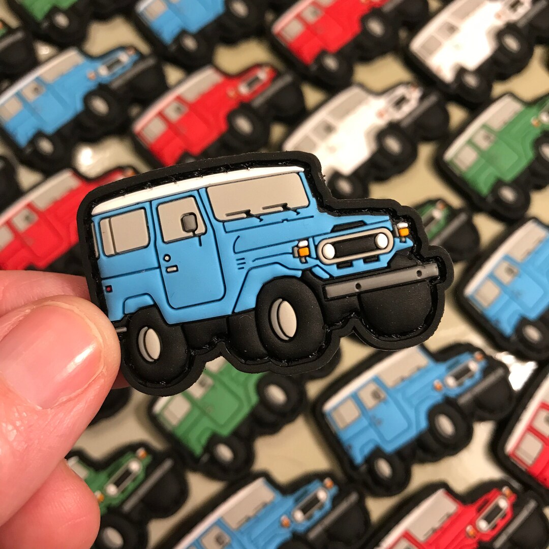 SET of 4 Toyota FJ 40 Landcruiser PVC Mini Morale Patches - Etsy