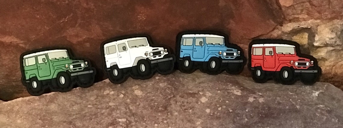 SET of 4 Toyota FJ 40 Landcruiser PVC Mini Morale Patches - Etsy