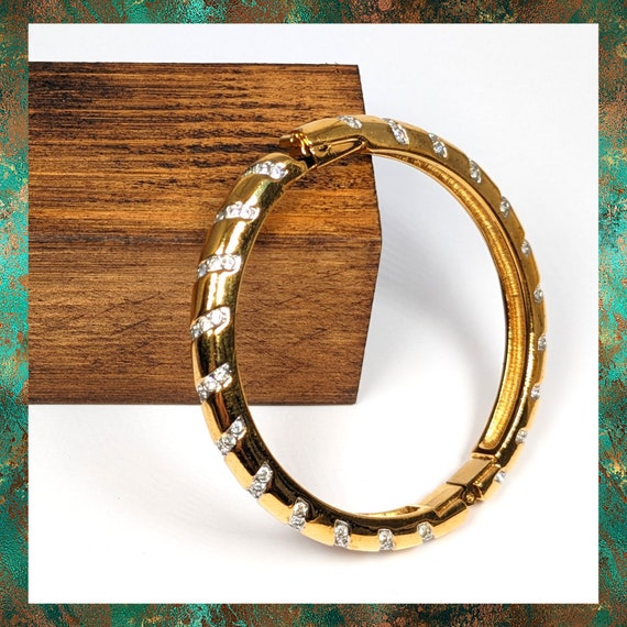 Swarovski gold bangle with crystals store