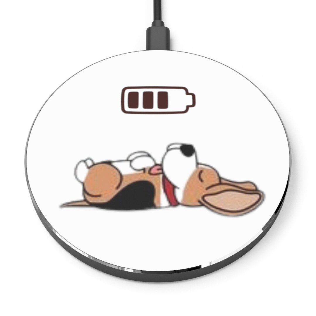 Cute Sleeping Beagle Wireless Charger for iPhone and Android - Etsy