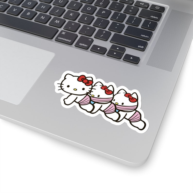 Hello Kitty Human Centipede Sticker - Etsy