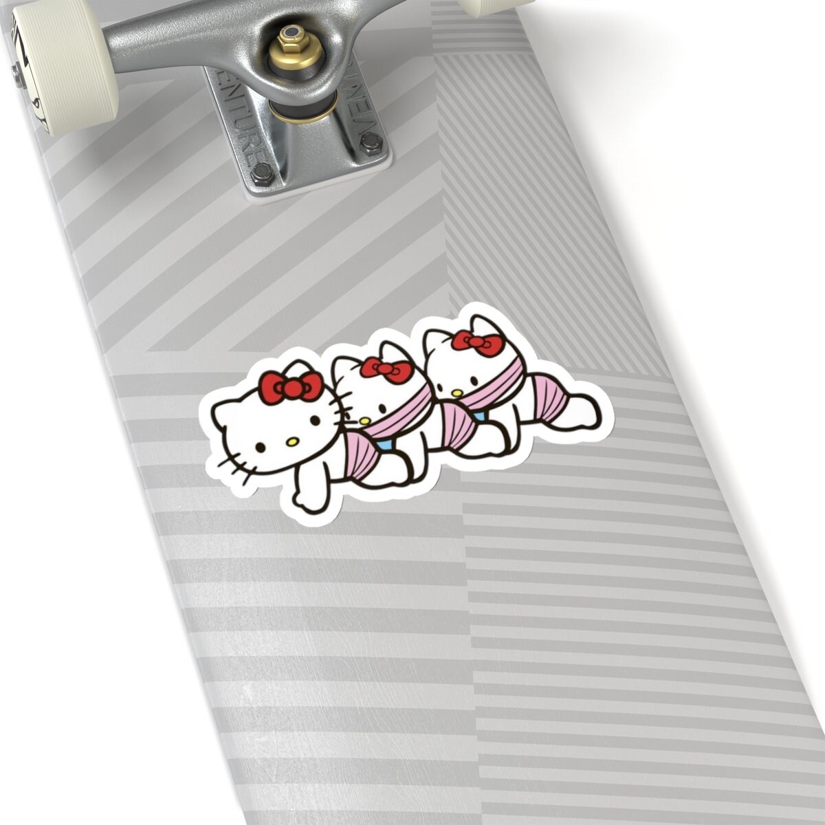 Hello Kitty Human Centipede Sticker - Etsy