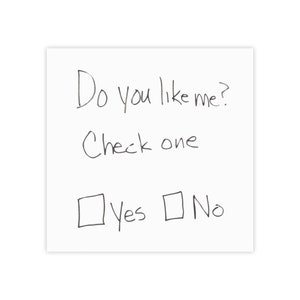 Do You Like Me Check One Box Post-it® Note Pads - Etsy