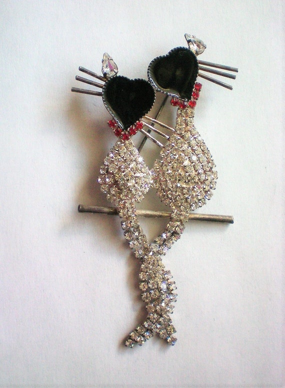 Crystal Cat Pin Gem