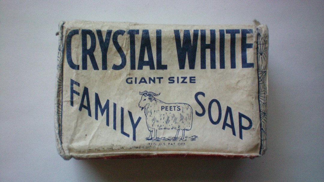 Vintage Crystal White Family Soap - 5815 - Etsy