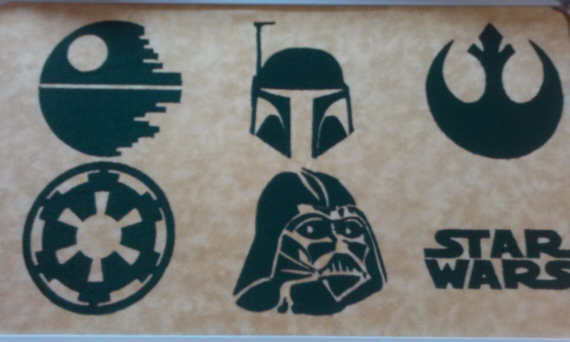 Set of 6 Star Wars Inspired Embroidery Designs for the 4 - Etsy
