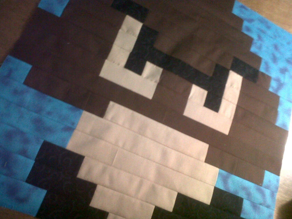 Goomba Block Pattern Wall Hanging | Etsy