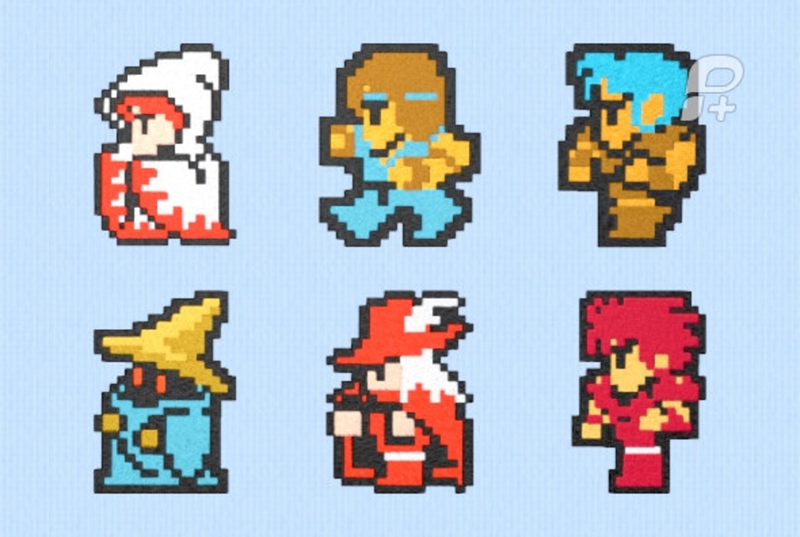 Final Fantasy 8 Bit Embroidery Designs Set of 12 4 by - Etsy