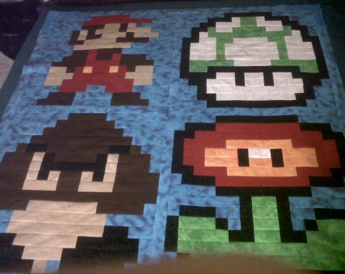 Mario Quilt Pattern - Etsy