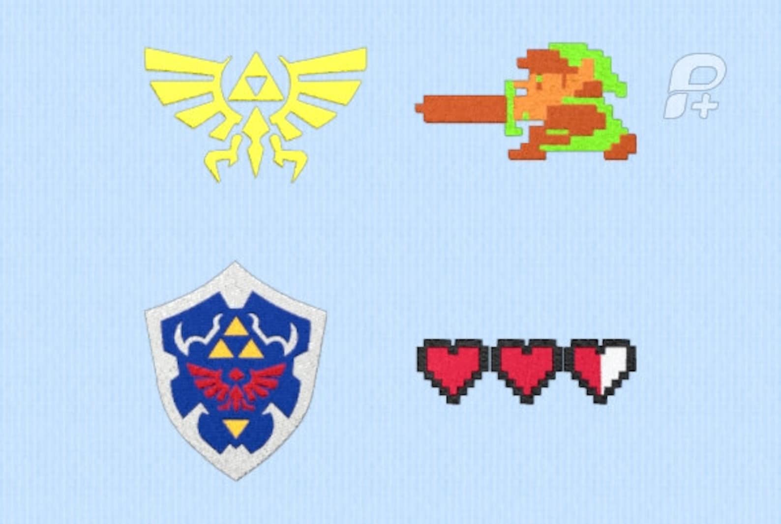 Legend of Zelda Emrboidery Design Set 4" by 4" Designs - Etsy