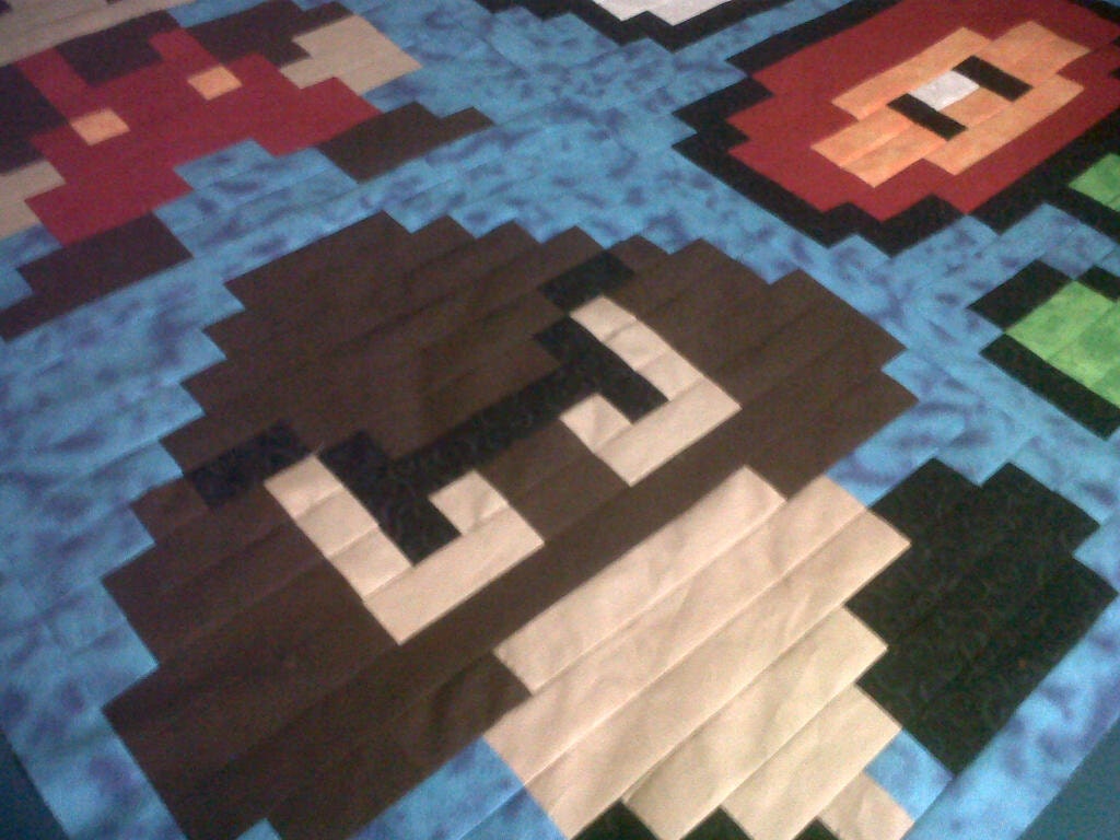 Goomba Block Pattern Wall Hanging - Etsy Ireland