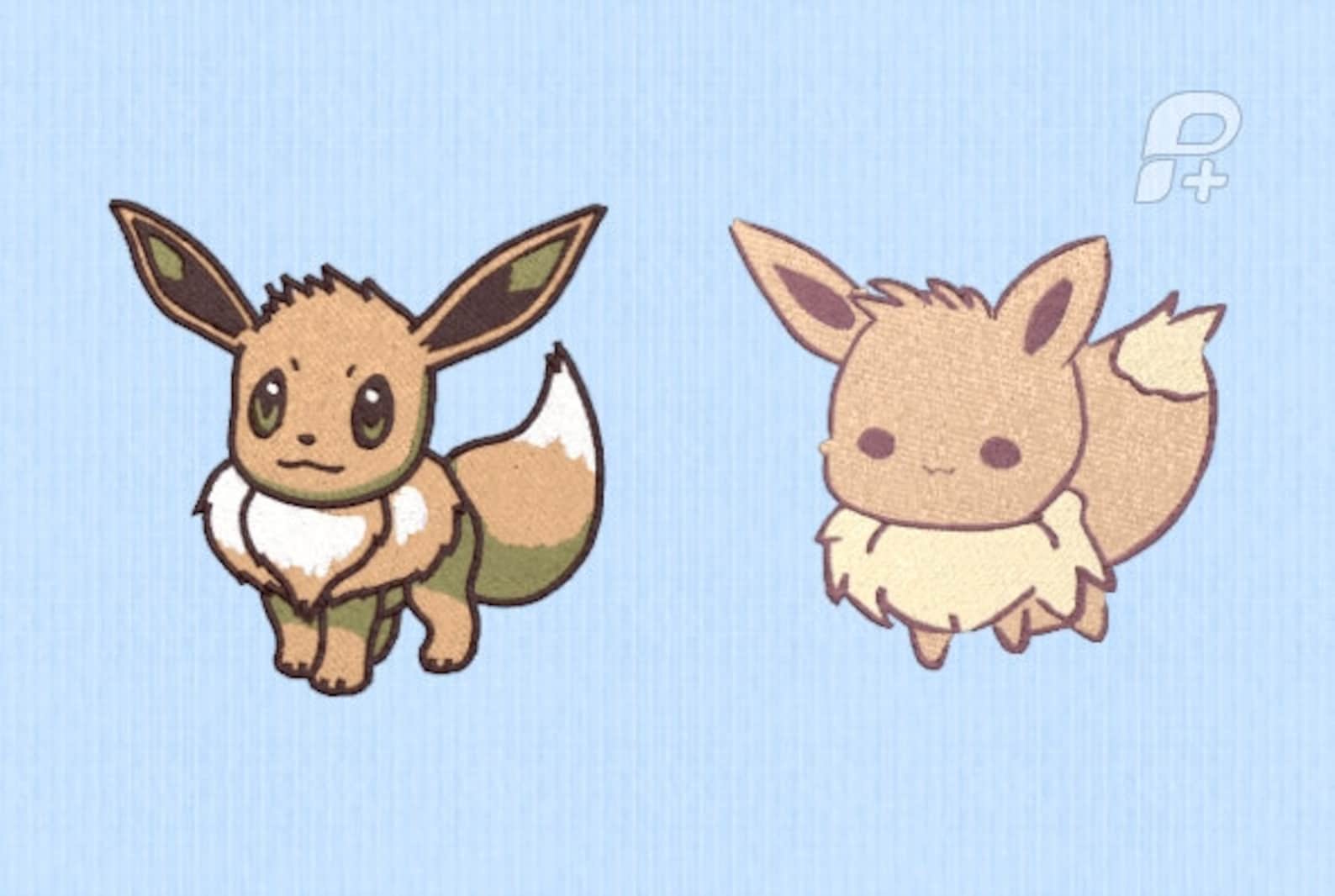 Eevee Evolutions Embroidery Designs 4" by 4" - Etsy