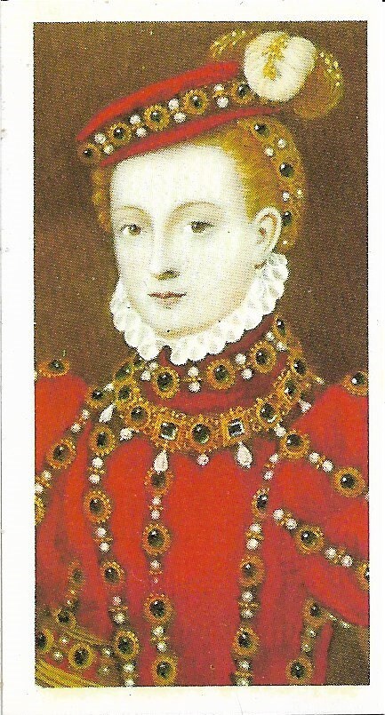 Queen of Scots Queen Elizabeth I-Queen Elizabeth II 1983 Brooke Bond ...