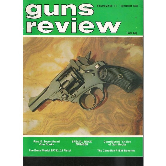 GUNS REVIEW November 1982 Erma Model EP752 .22 Pistol MU 1 | Etsy