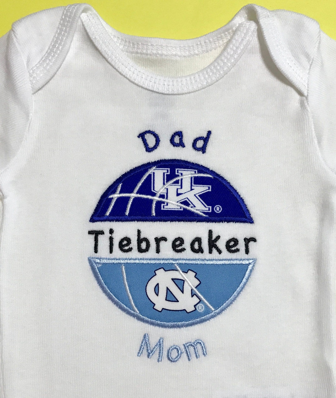 House Divided Baby Embroidered Basketball Bodysuit, Shirt, Burp Cloth ...