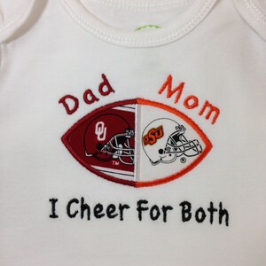 House Divided Baby Embroidered Football Bodysuit, Shirt - Fully ...