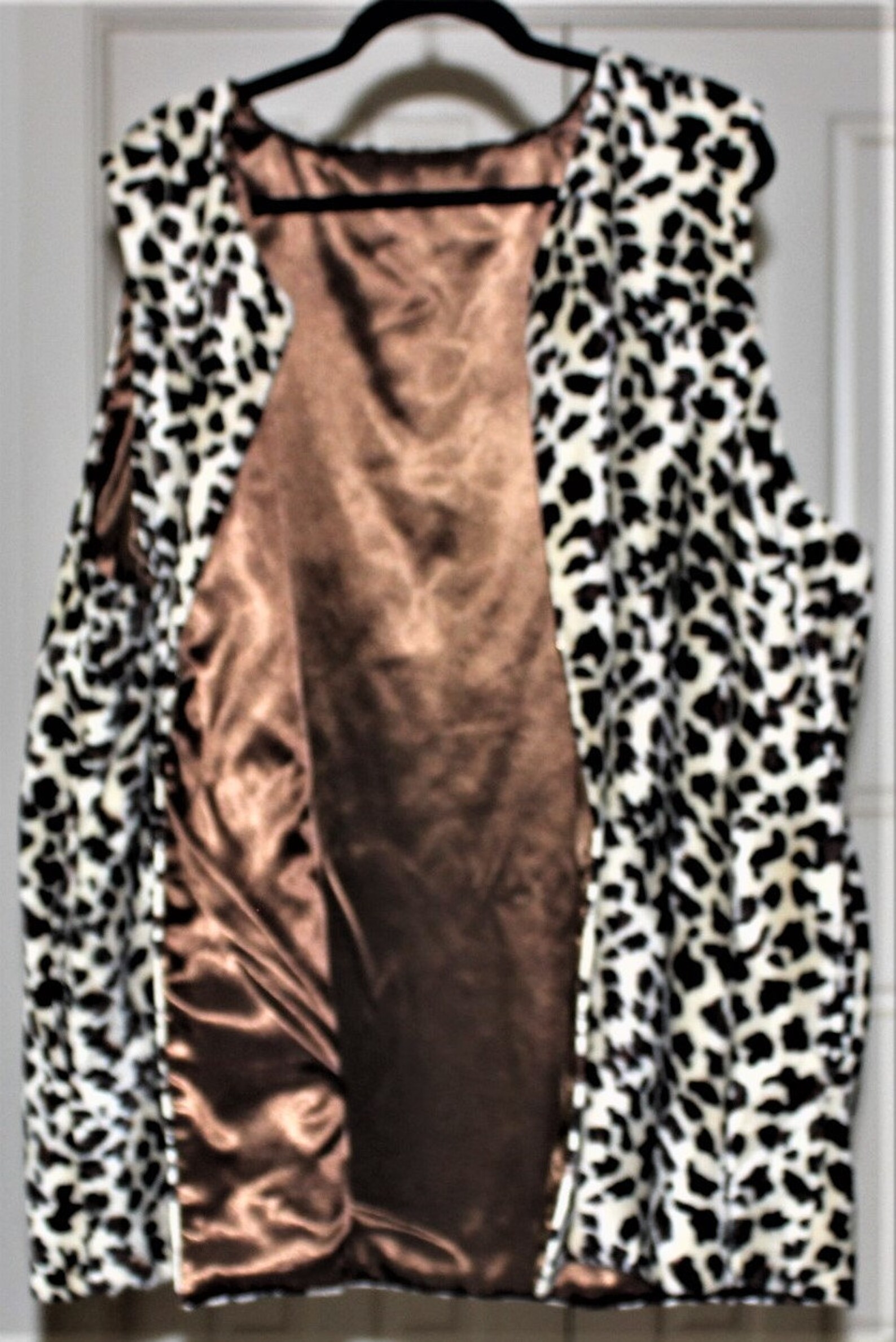 Leopard Print Faux Fur Vest - Etsy