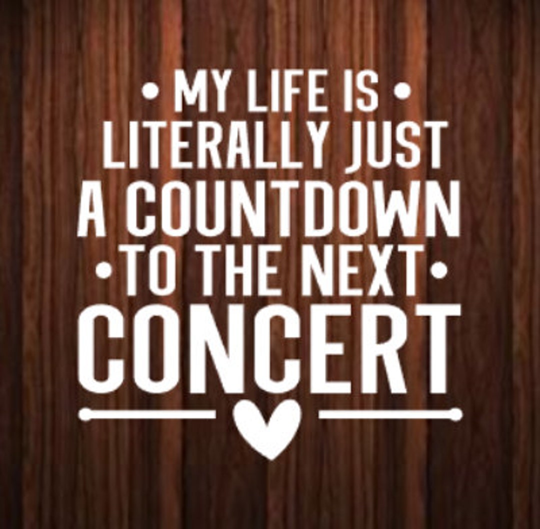 Music Decal, Concert Decal - Etsy