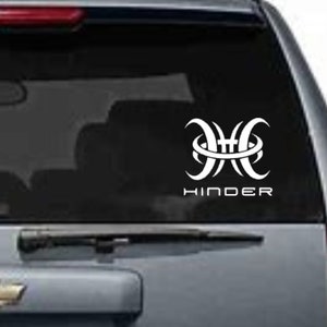 Hinder Logo Car Decal - Etsy