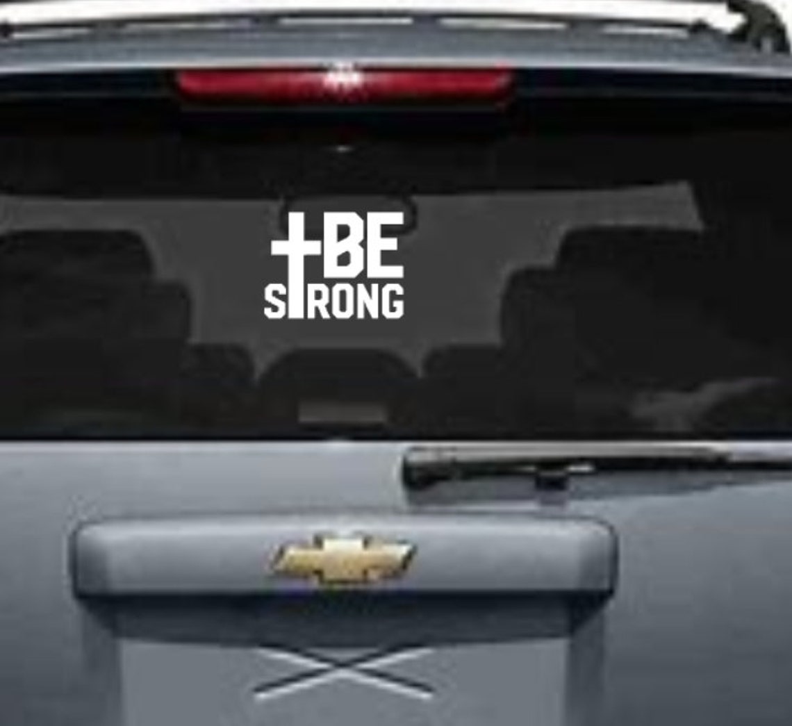 Christian Car Decal Christian Decal Religious Decal Be - Etsy