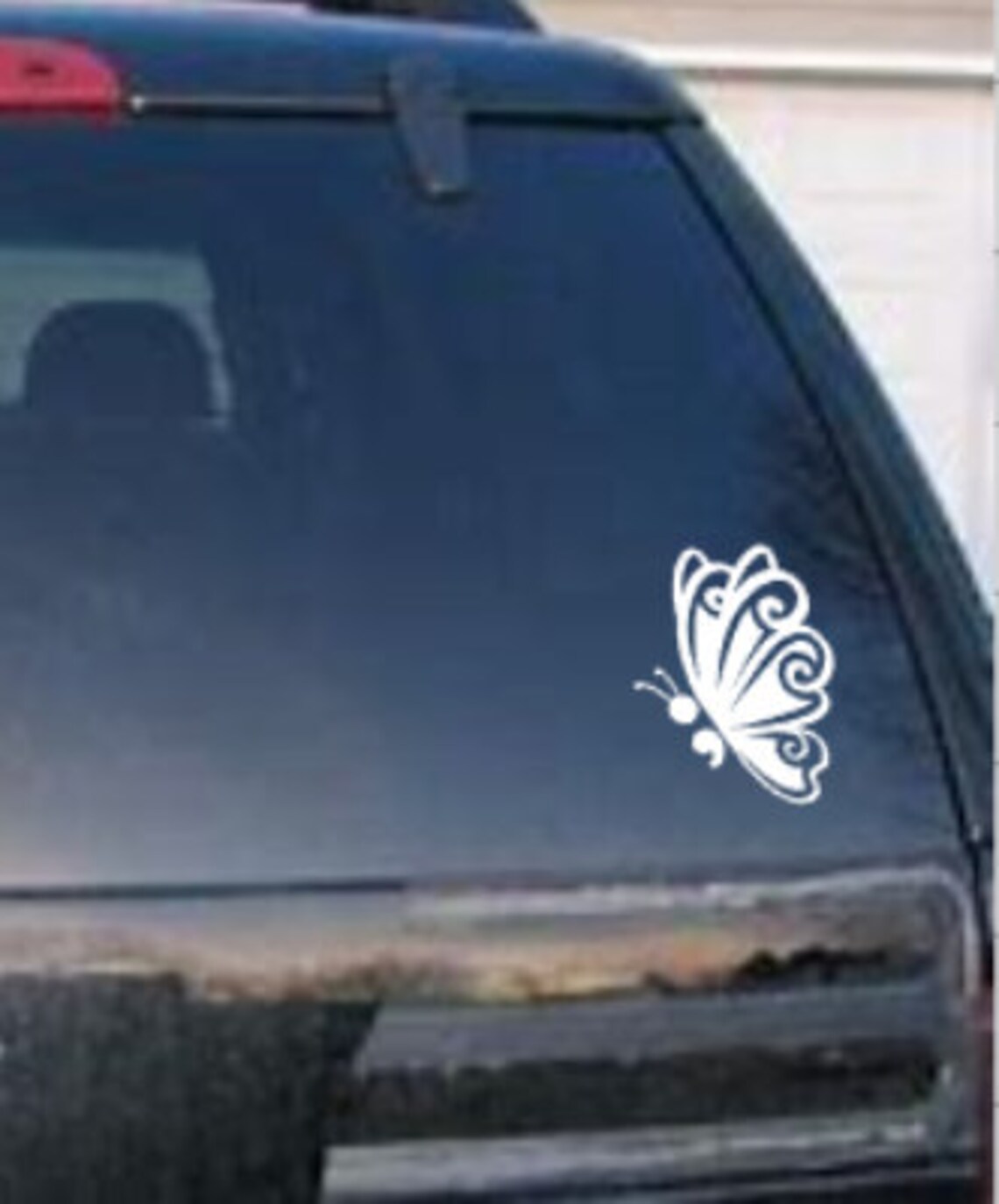 Semicolon Butterfly Car Decal - Etsy