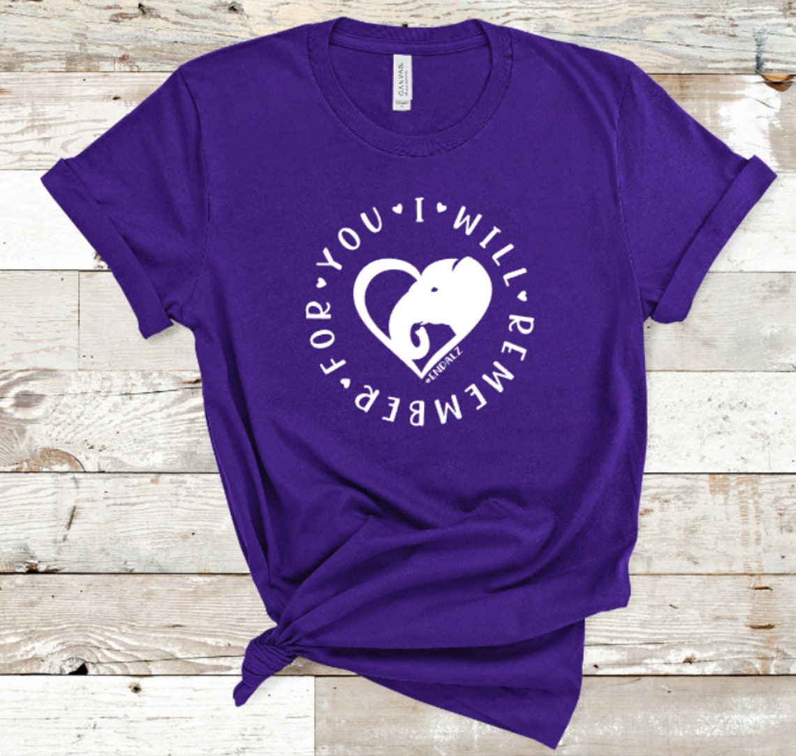 Alzheimer's shirt memories matter shirt i will remember | Etsy