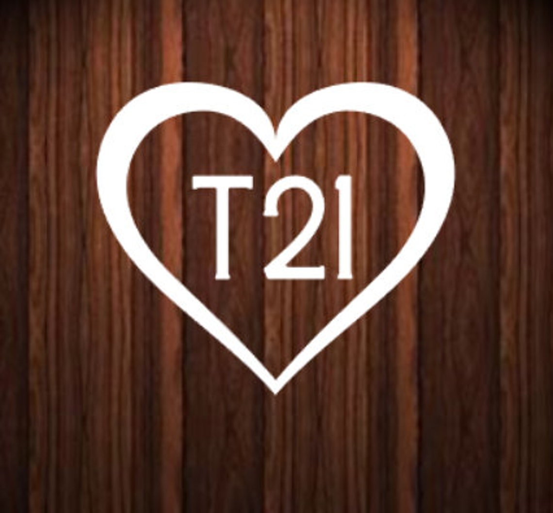 Trisomy 21 Decal Down Syndrome Awareness T21 - Etsy