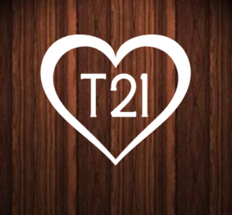 Trisomy 21 Decal, Down Syndrome Awareness, T21 - Etsy