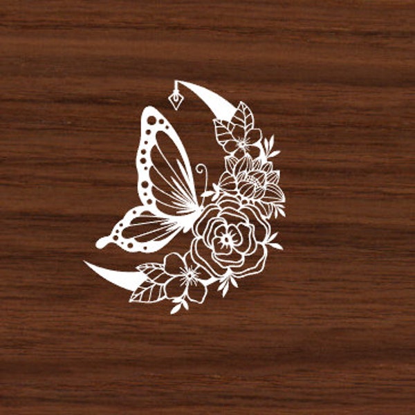 Large Butterfly Car Decal - Etsy