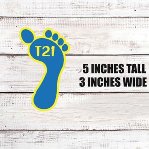 Down Syndrome Awareness, T21, Trisomy 21 Car Decal, Love Doesn't Count ...
