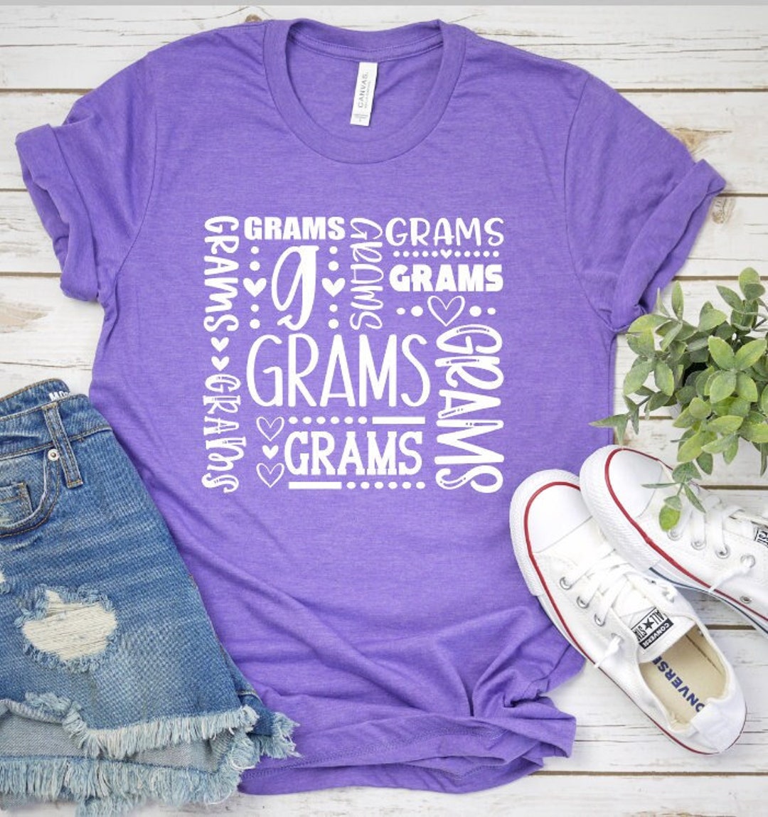 Grams Shirt, Grams Gift, Blessed Grams, Grandma Shirt, Grams T-shirt - Etsy