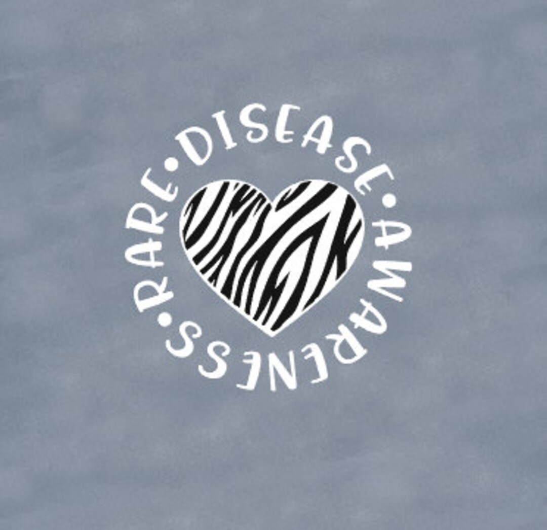 Zebra Awareness Ribbon Decal Awareness Decal, Rare Disease Awareness ...