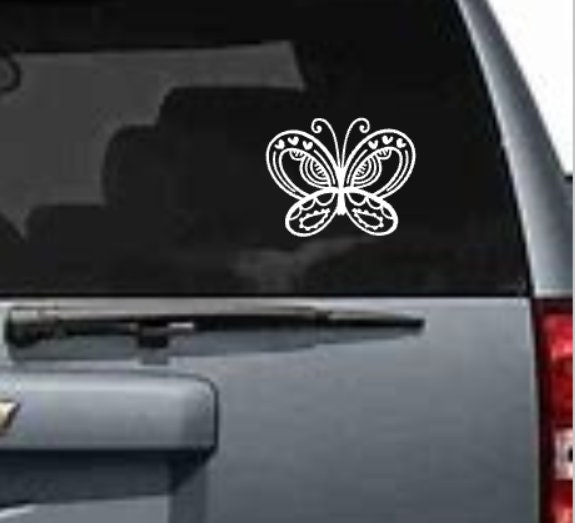 Butterfly Car Decal | Etsy