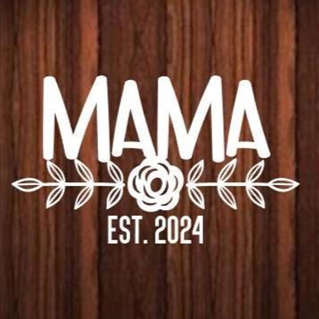 Mama Car Decal, Mama Decal, Mom Decal, New Mom Car Decal, Laptop Decal ...