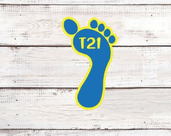 Down Syndrome Awareness T21 Trisomy 21 Car Decal Love | Etsy