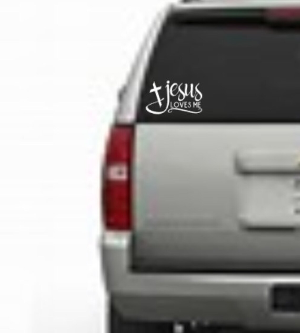 Christian Car Decal Religious Car Decal Jesus Loves Me - Etsy
