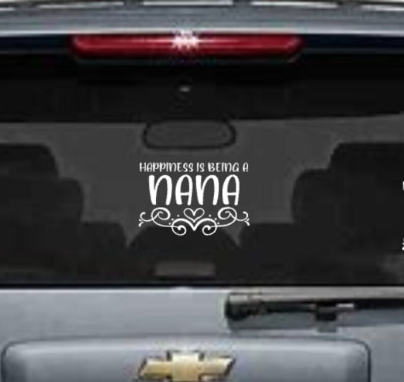 Happiness is Being a Nana Decal, Car Decal, Laptop Decal - Etsy