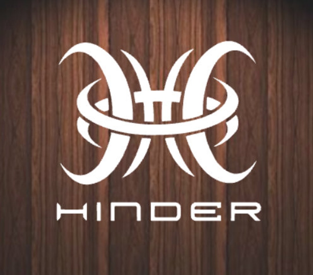 Hinder Logo Car Decal - Etsy